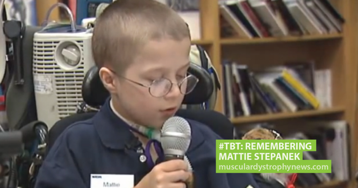 #TBT: Remembering Mattie Stepanek | Muscular Dystrophy News